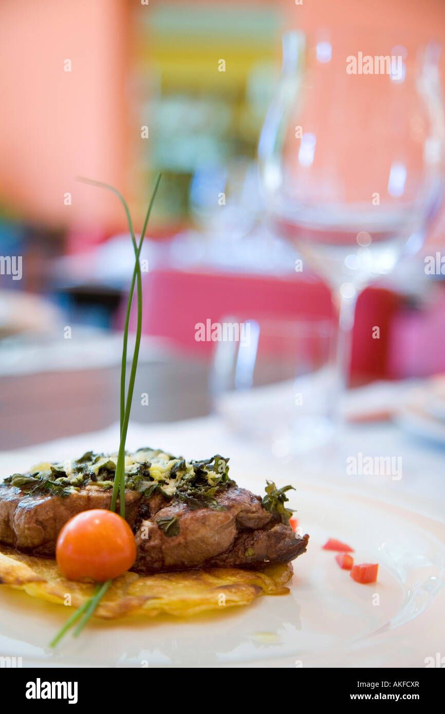 Fillet of beef au gratin on potatoes pie, Le Corta di San Giusto Resort ...