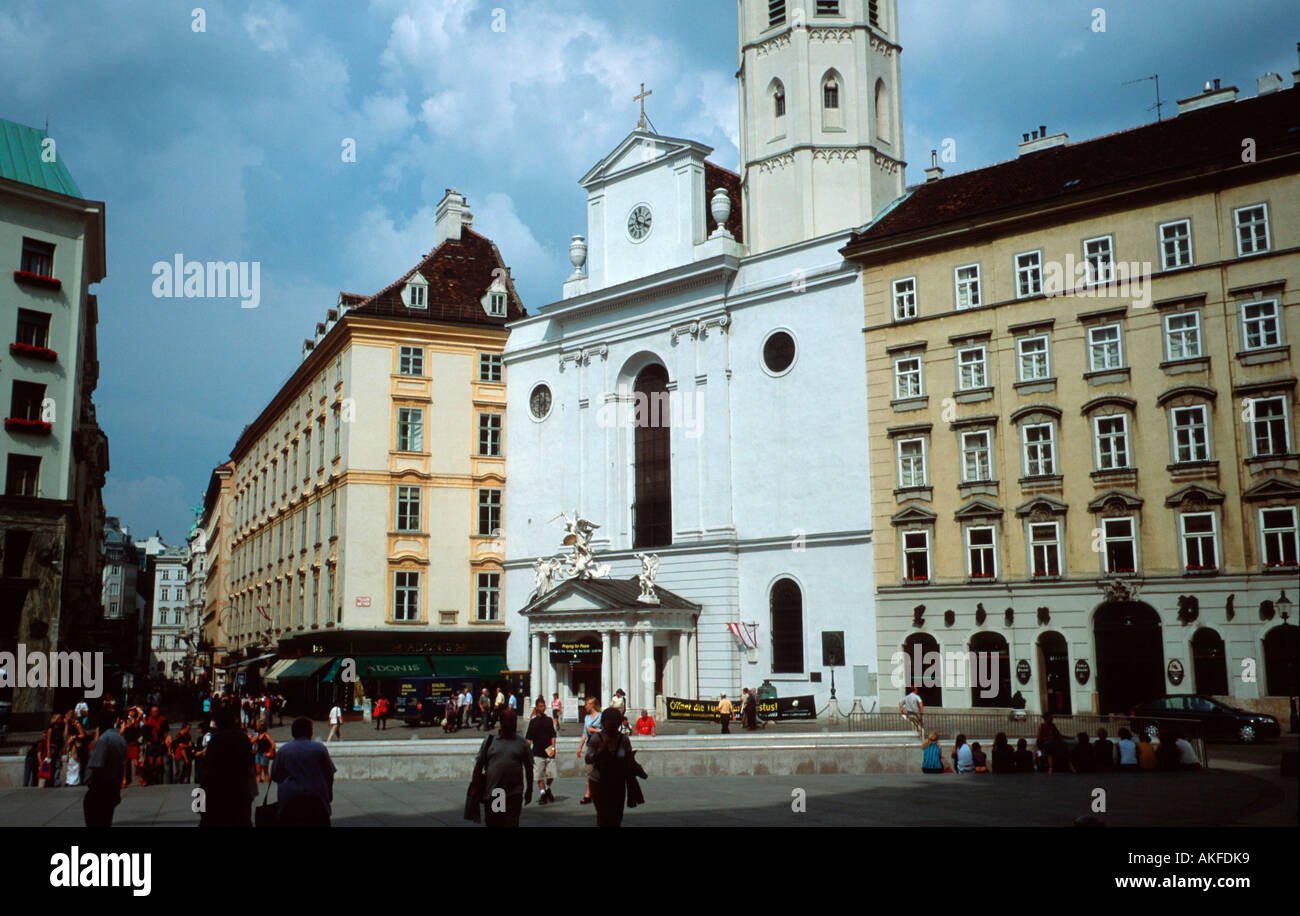 Kirche st michael michaelerplatz wien hi-res stock photography and ...