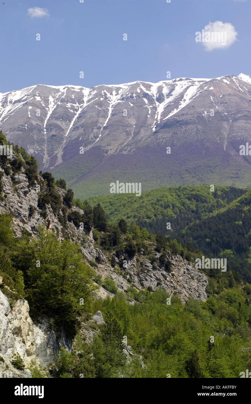 Majella chain between Passo San Leonardo and Campo di Giove, Abruzzo ...