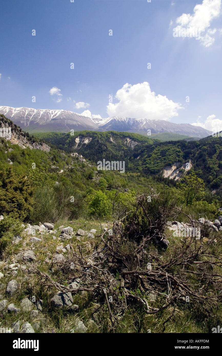 Majella chain between Passo San Leonardo and Campo di Giove, Abruzzo ...