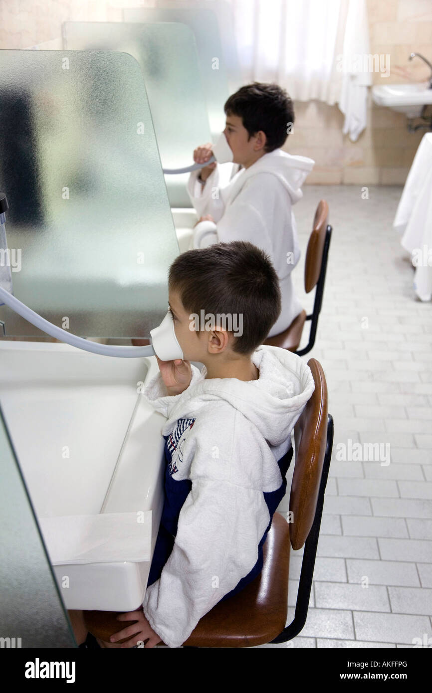 Inhalation therapy, Terme Jean Varraud spa, Bagni di Lucca, Tuscany ...