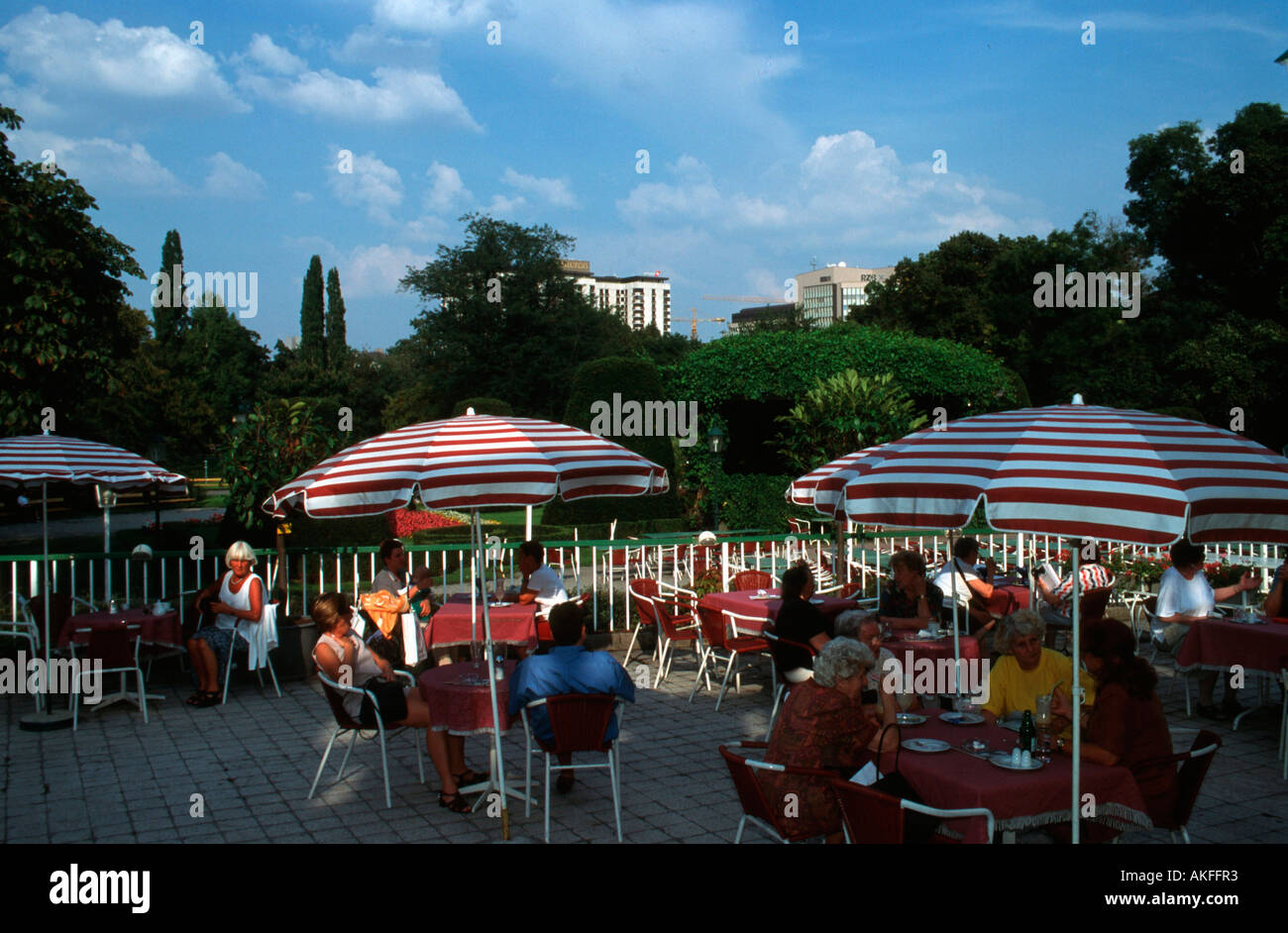 Cafe am kursalon hi-res stock photography and images - Alamy