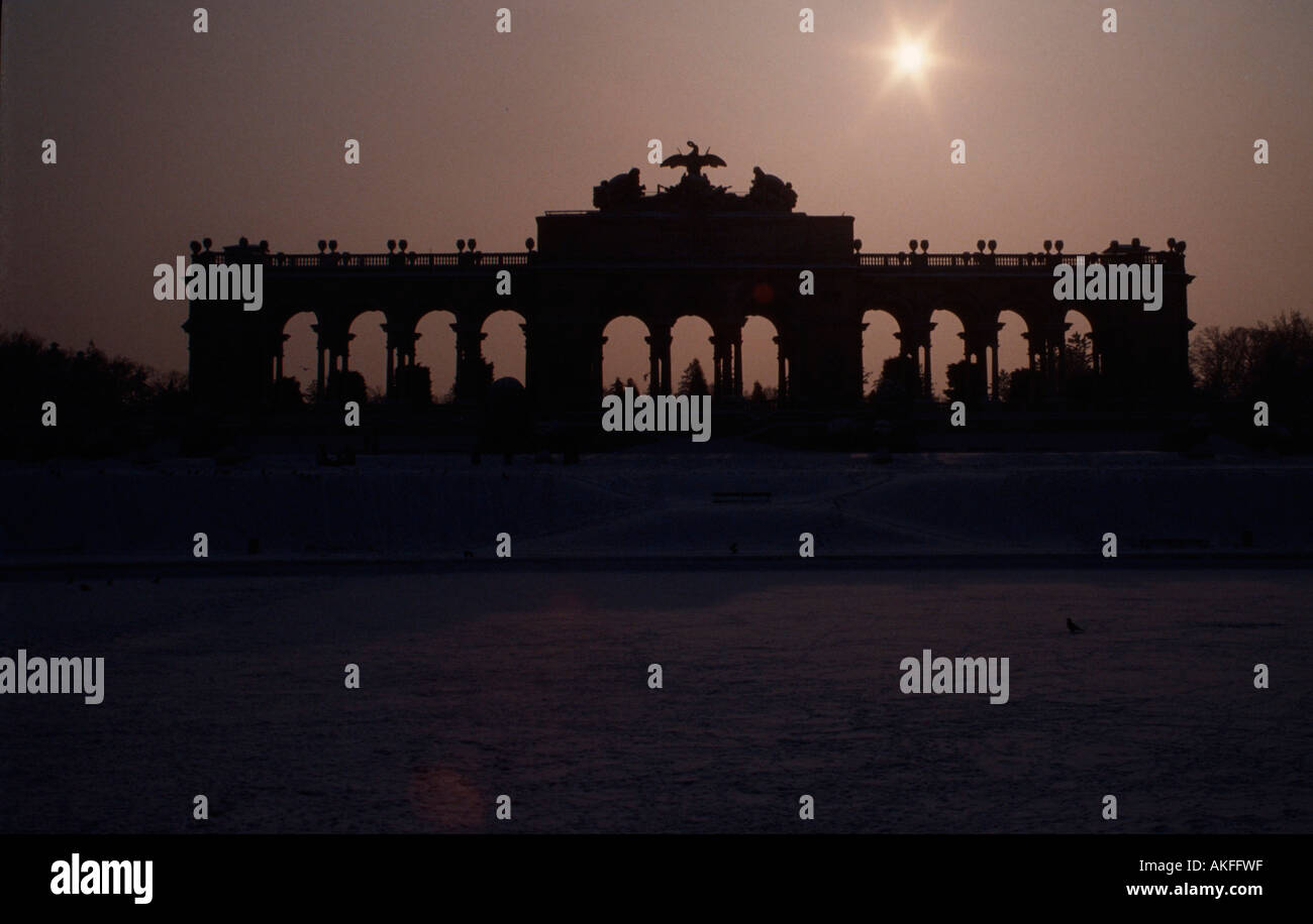 Gloriette vienna snow hi-res stock photography and images - Alamy