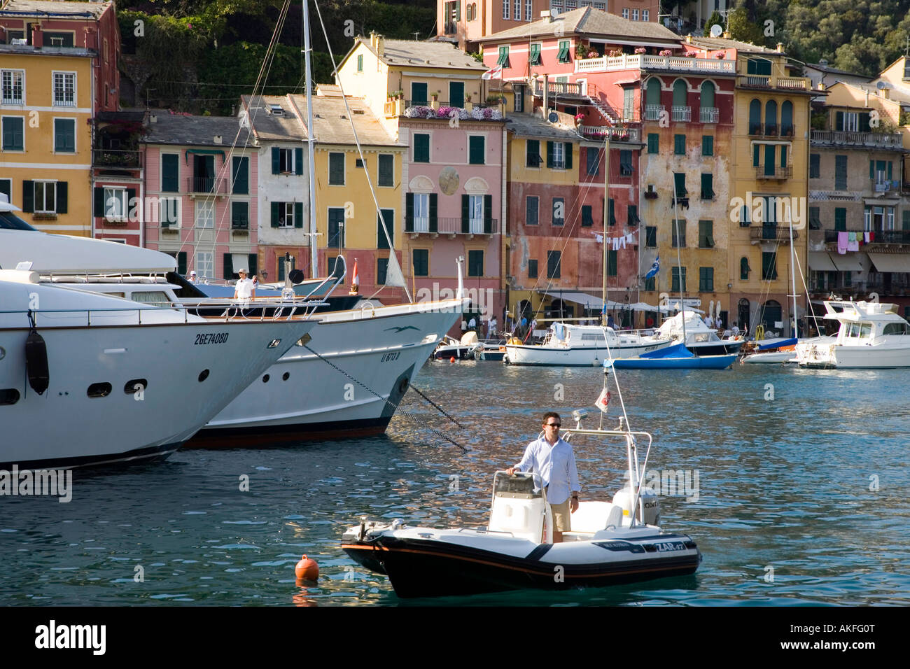 Promenade, Portofino, Ligury, Italy Stock Photo - Alamy