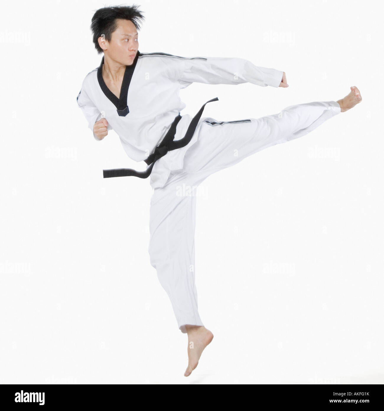 Karate Front Kick High Resolution Stock Photography and Images - Alamy
