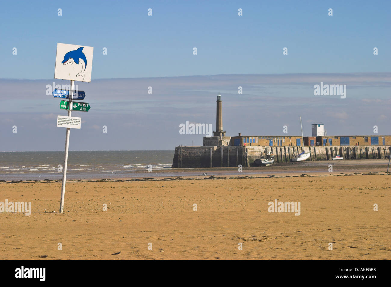 Margate lighthouse sunny hi-res stock photography and images - Alamy