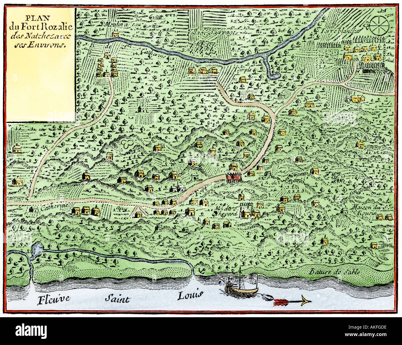 Fort rosalie 18th century hi-res stock photography and images - Alamy