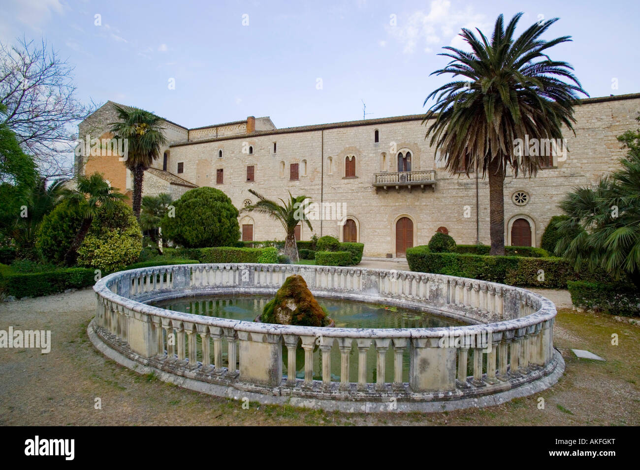 Santa Maria d'Arabona abbey, Manoppello, Abruzzo, Italy Stock Photo - Alamy