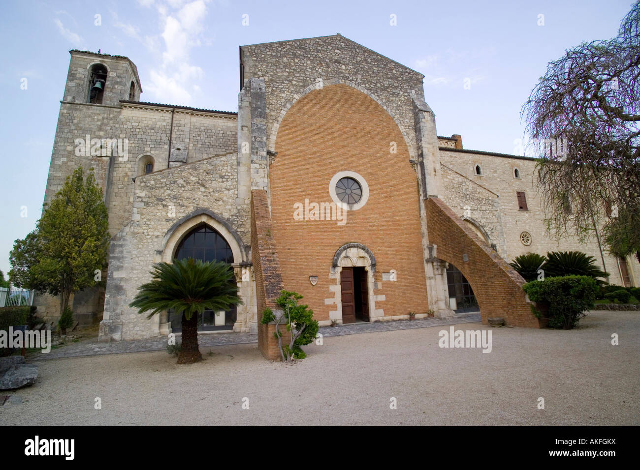 Santa Maria d'Arabona abbey, Manoppello, Abruzzo, Italy Stock Photo - Alamy