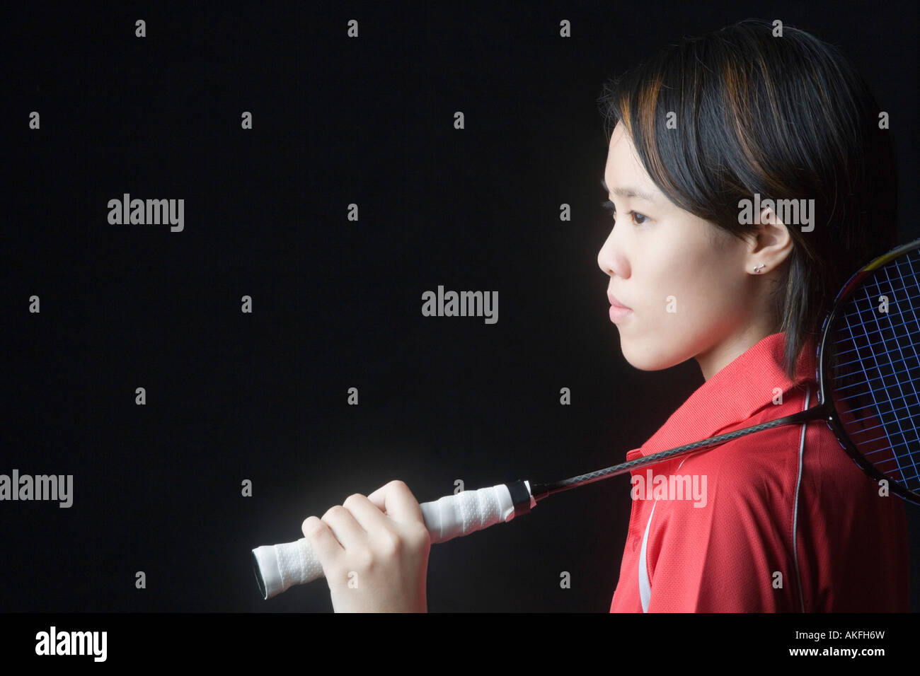 Depressed thoughtful young chinese woman hi-res stock photography and ...