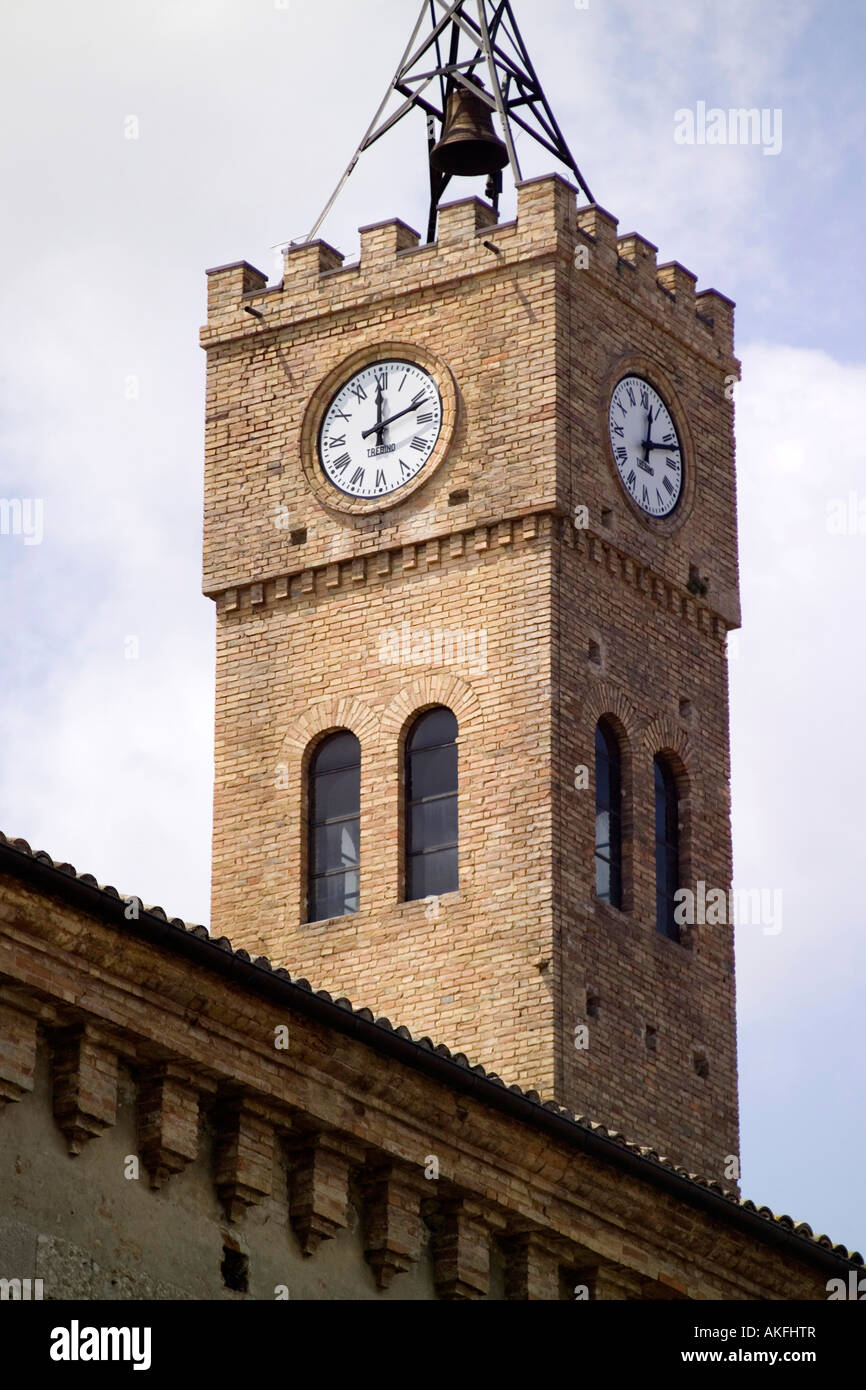 Tower, Duchi di Acquaviva palace, Atri, Abruzzo, Italy Stock Photo - Alamy