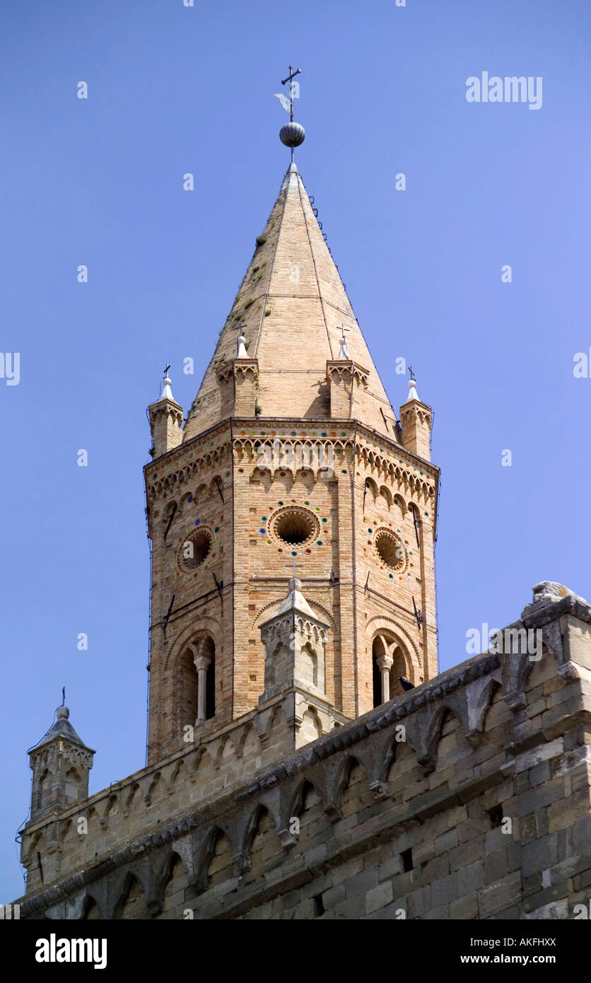 Bell tower, Cathedral, Atri, Abruzzo, Italy Stock Photo - Alamy