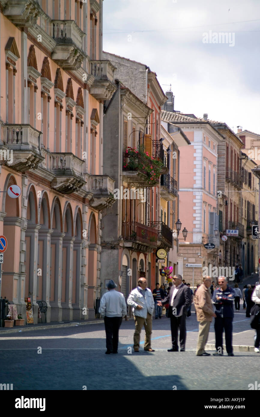 Corso Adriano, Atri, Abruzzo, Italy Stock Photo - Alamy