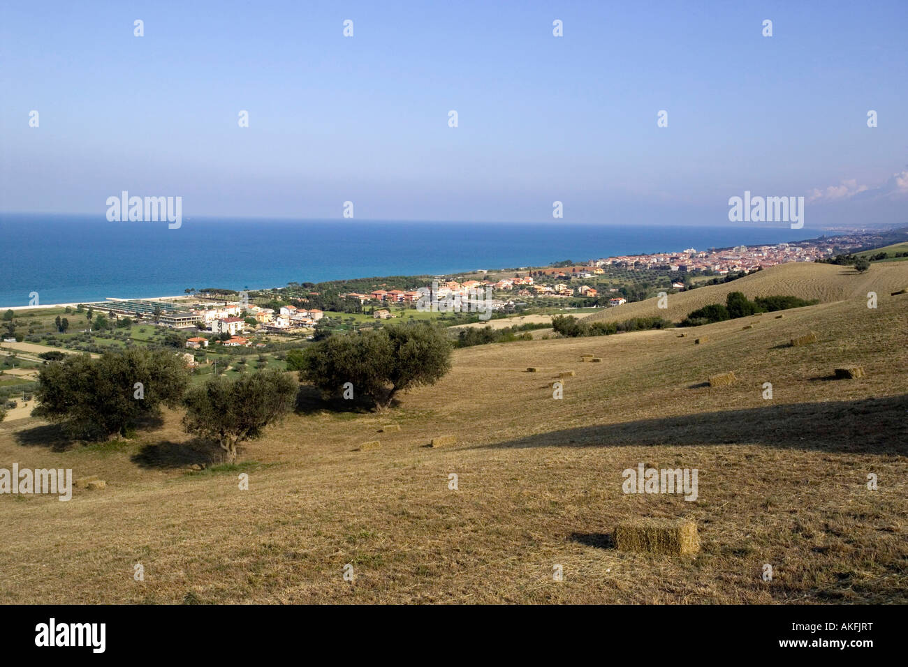 Cityscape, Pineto, Abruzzo, Italy Stock Photo - Alamy