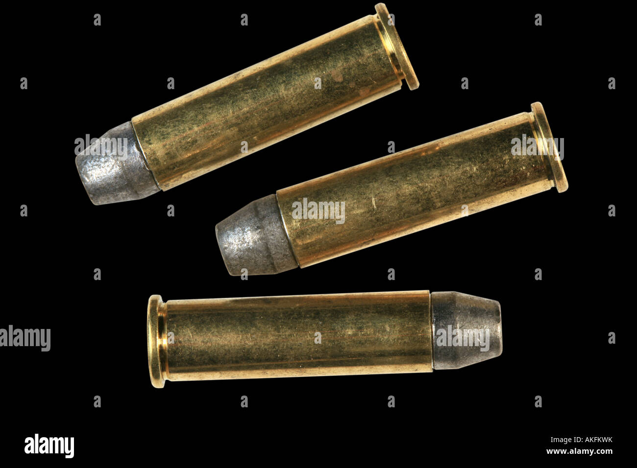 Gun three bullets hi-res stock photography and images - Alamy