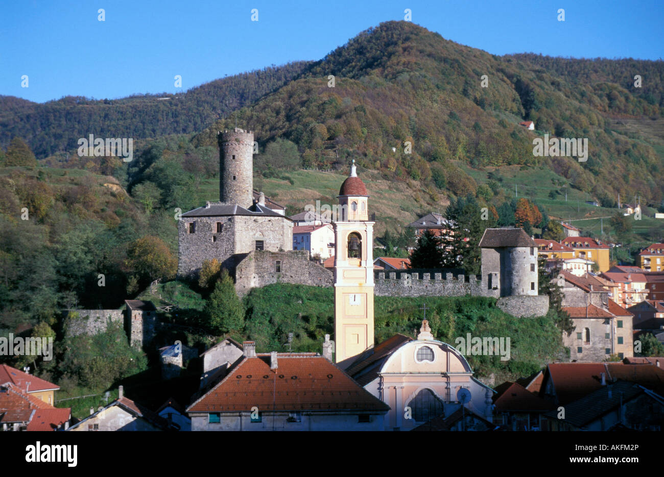Landscape, Campo Ligure, Ligury, Italy Stock Photo - Alamy