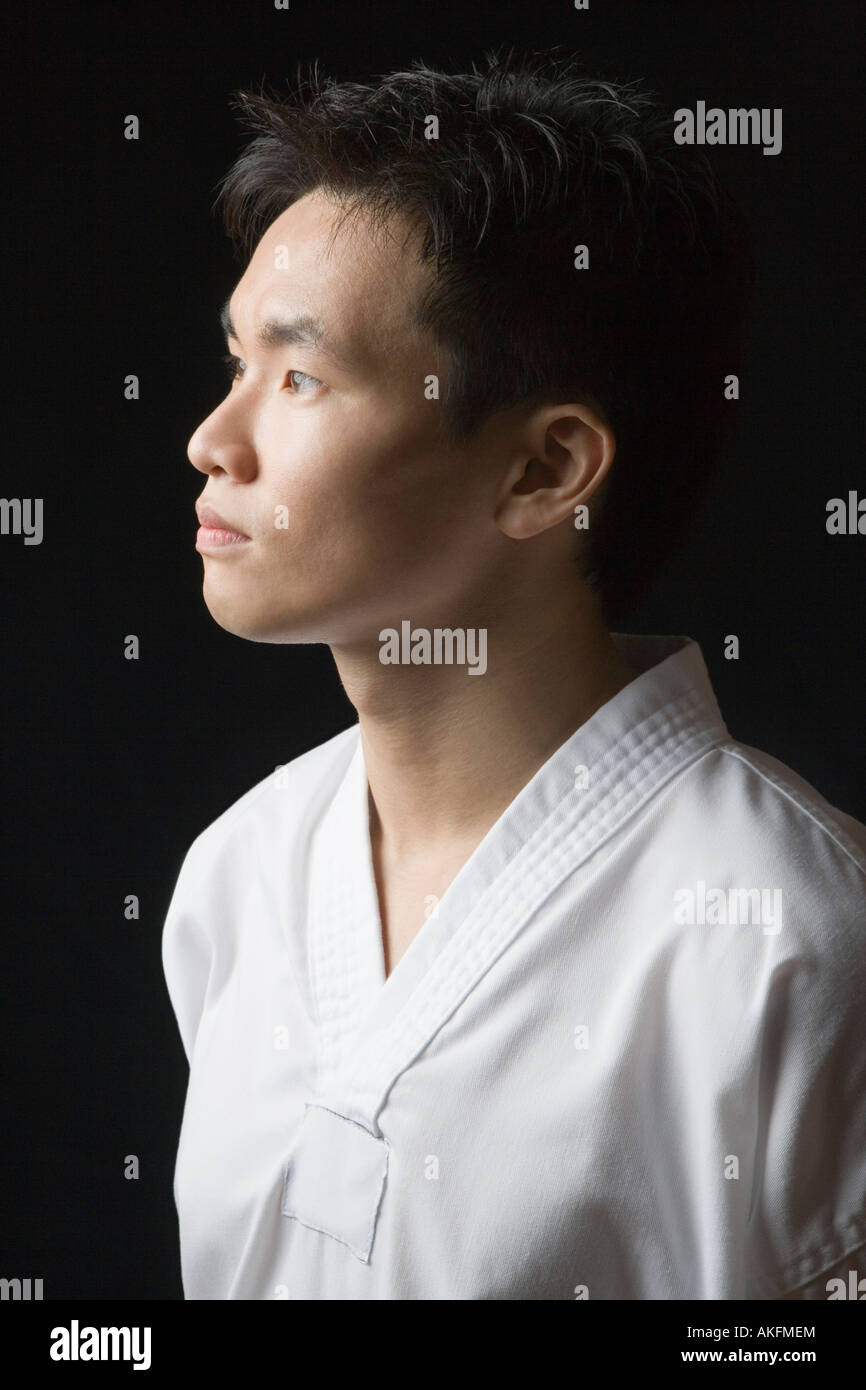 Close-up of a young man contemplating Stock Photo - Alamy