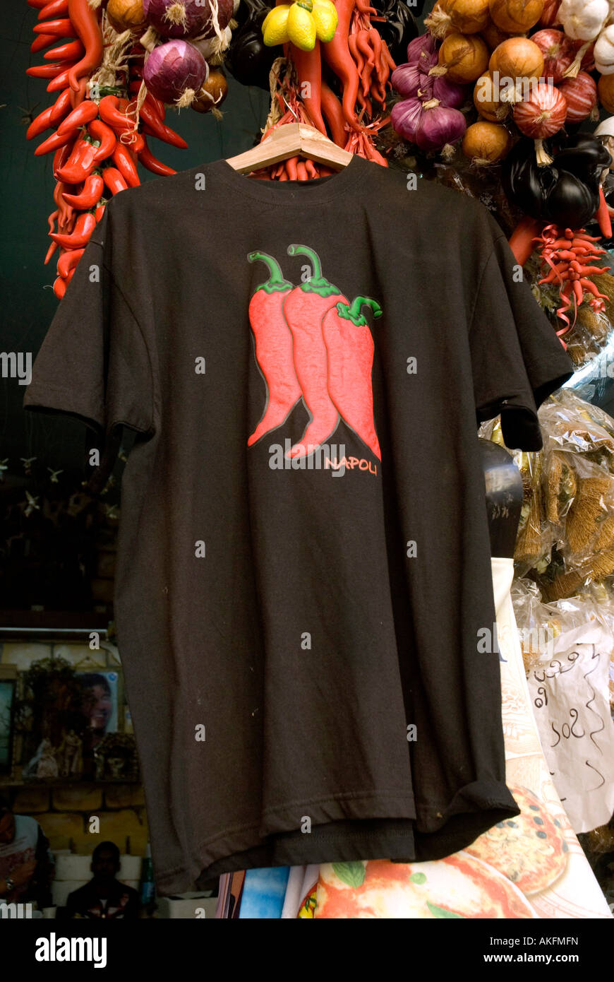 Souvenir shop, Naples, Campania, Italy Stock Photo - Alamy