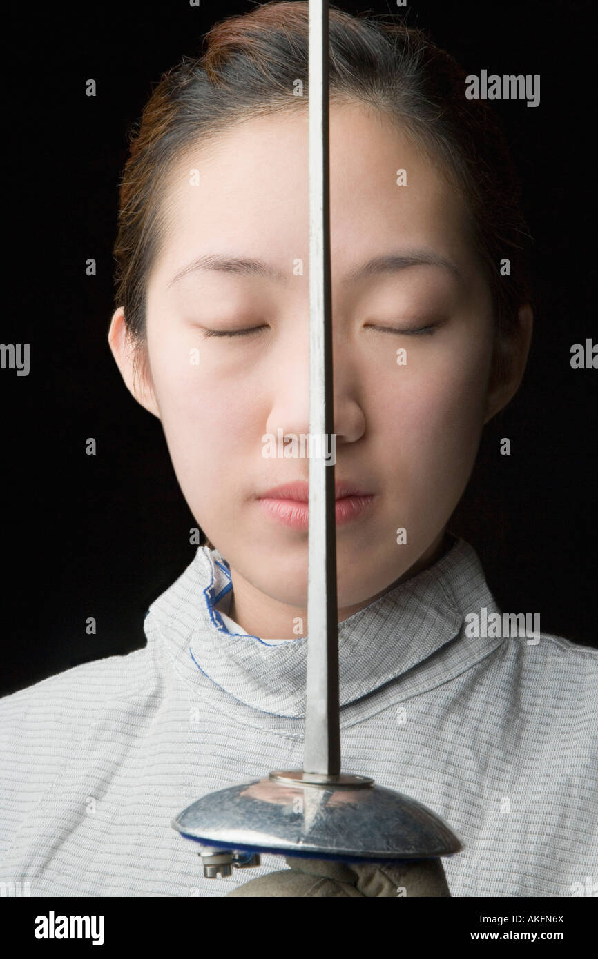 Close up fencer foil hi-res stock photography and images - Alamy