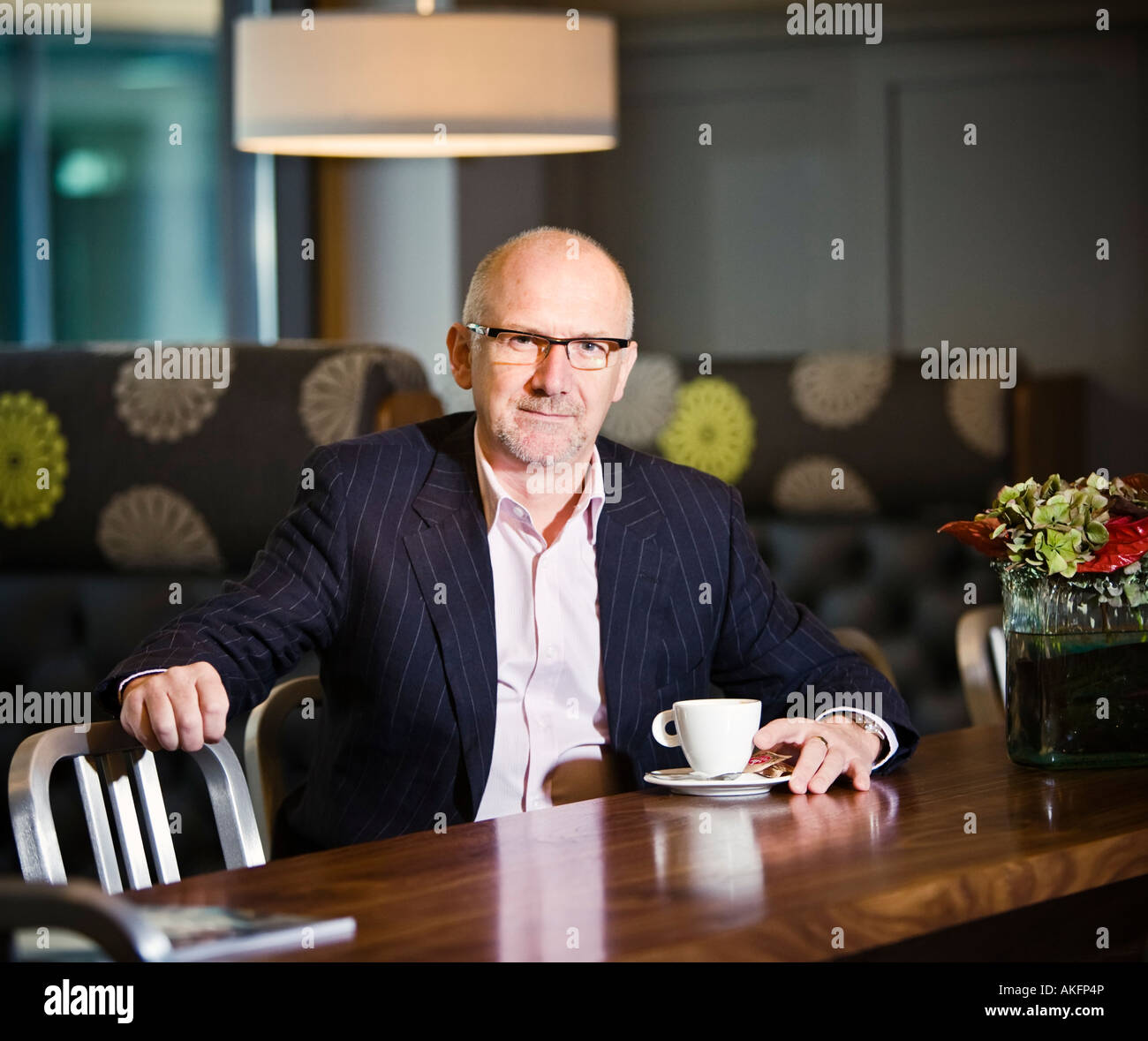 Portrait of Chef Restaurateur Terry Laybourne Stock Photo - Alamy