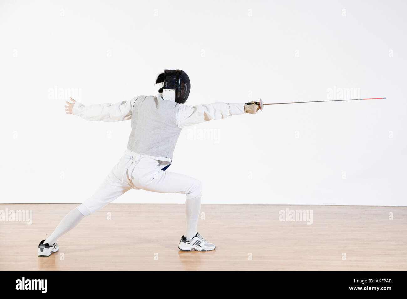 Fencer practicing hi-res stock photography and images - Alamy