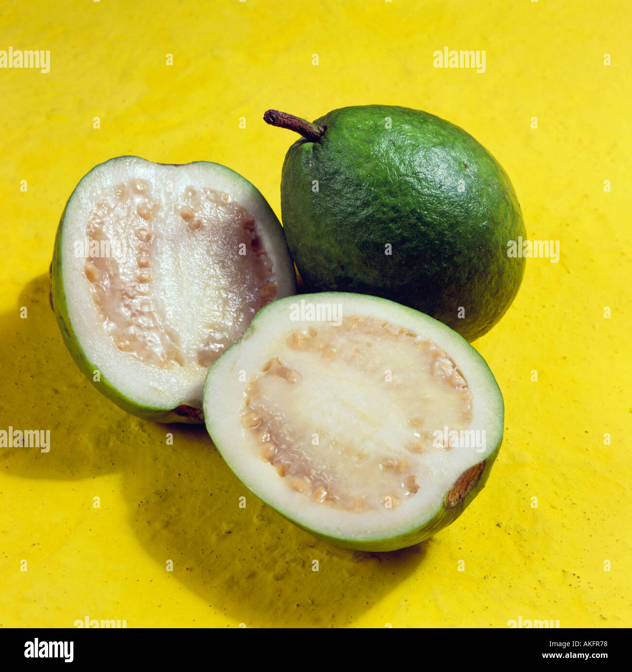 halves of guavas Stock Photo - Alamy