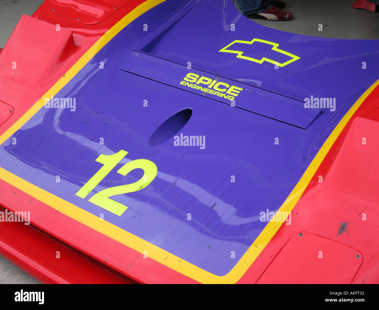 Front End of Chevy Spice GTP racing car at Silverstone Stock Photo - Alamy