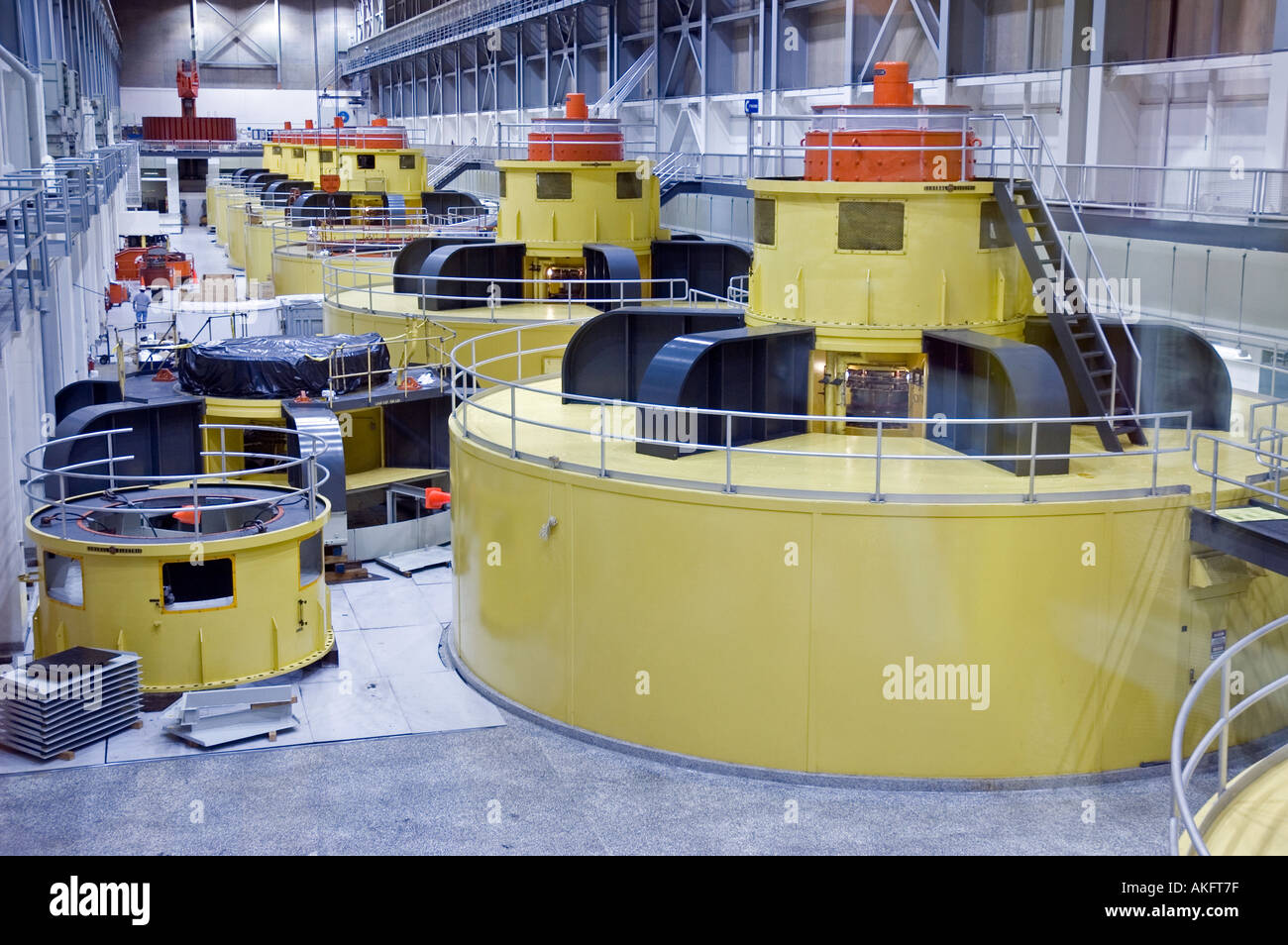 The generator room at Glen Dam Arizona Stock Photo - Alamy
