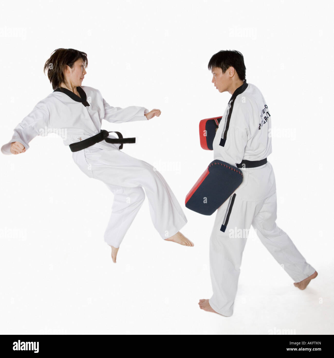 Female martial art instructor hi-res stock photography and images - Alamy