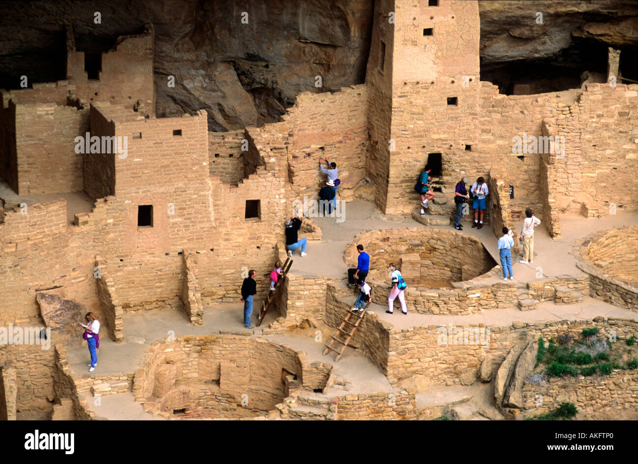 USA, Colorado, Mesa Verde Nationalpark, Cliff Palace, the largest cliff ...