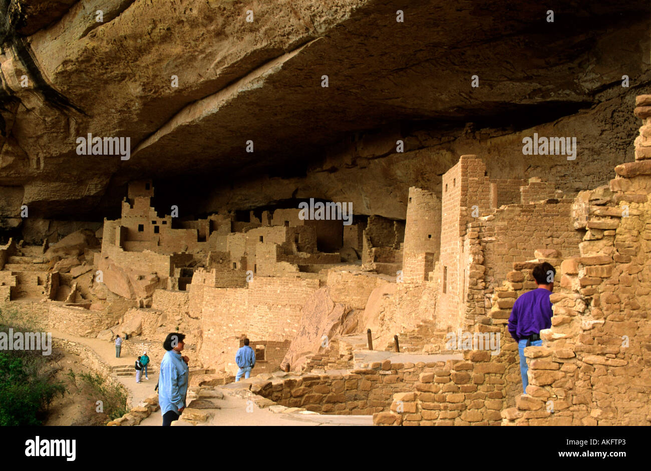 USA, Colorado, Mesa Verde Nationalpark, Cliff Palace, the largest cliff ...