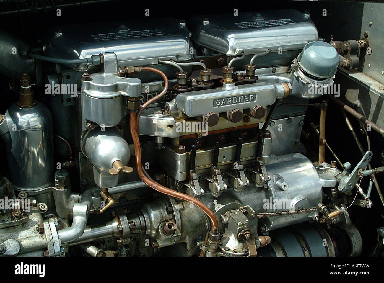 GARDNER DIESEL ENGINE Stock Photo - Alamy