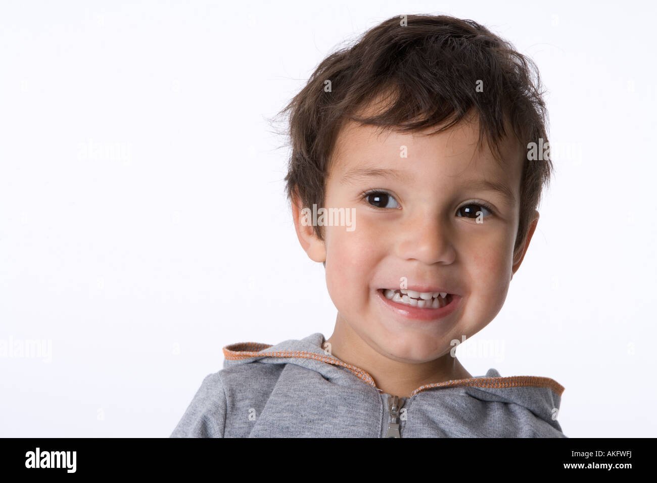 Portrait of a timid little boy Stock Photo - Alamy