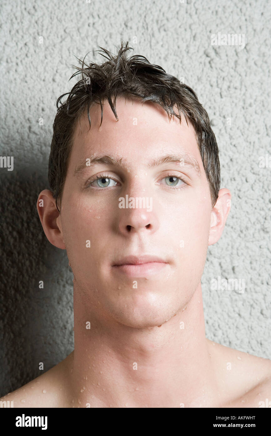 Portrait of a young man Stock Photo - Alamy