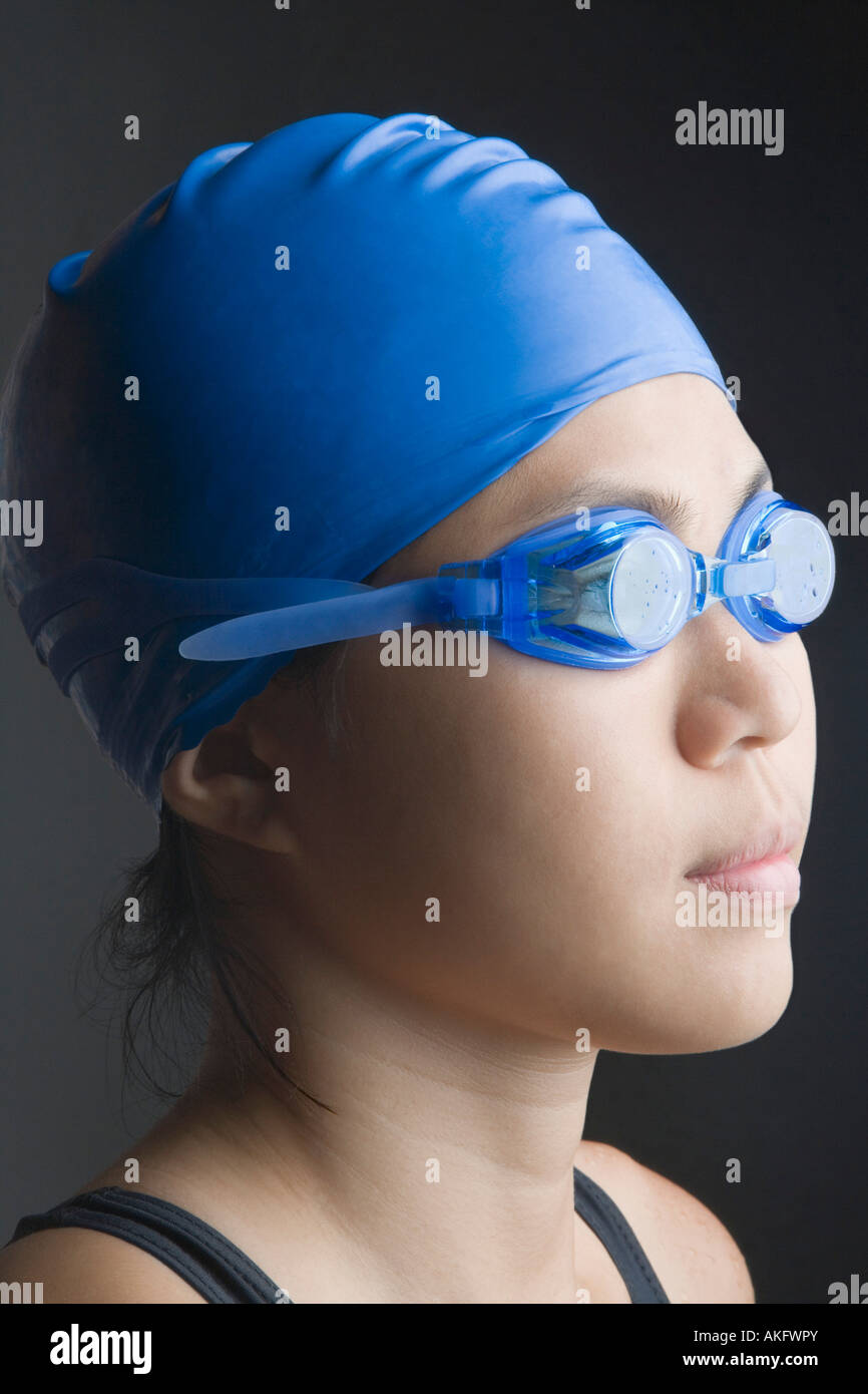 Close-up of a young woman in swimwear Stock Photo - Alamy