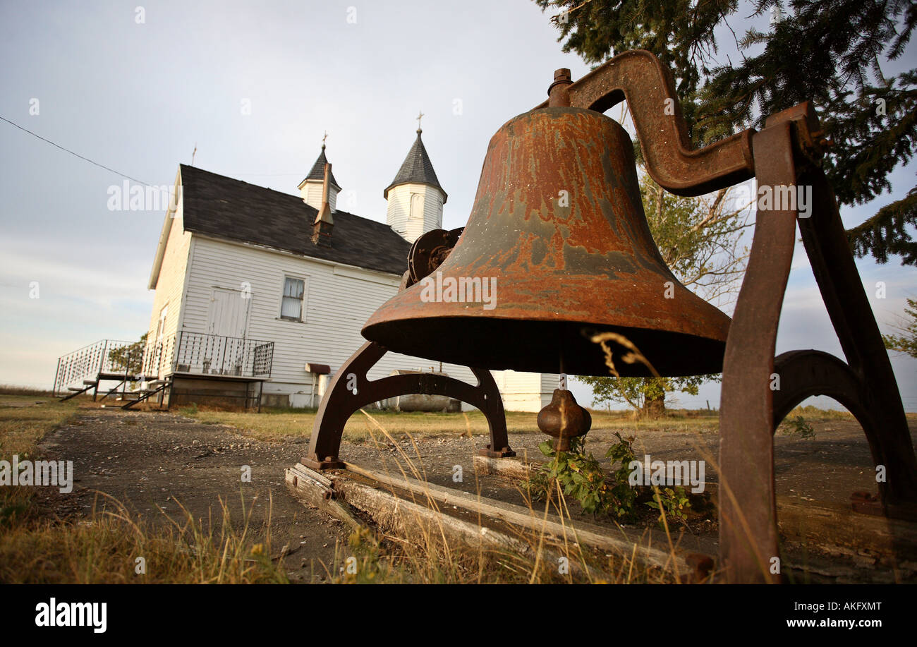Old rusted bell and Saint Mary s Orthodox Church Stock Photo - Alamy