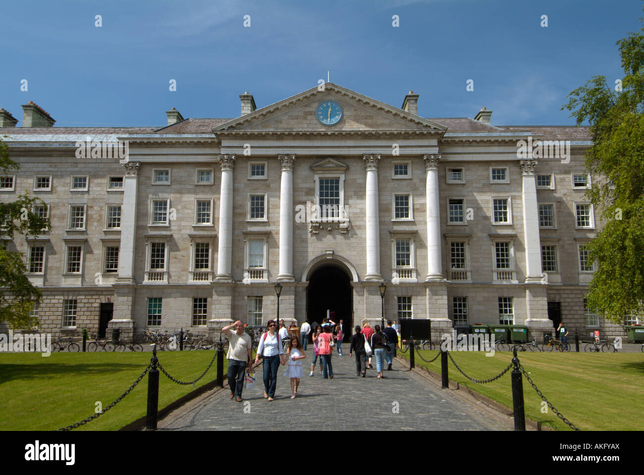 View across Parliament Square towards Regent House, the main entrance ...