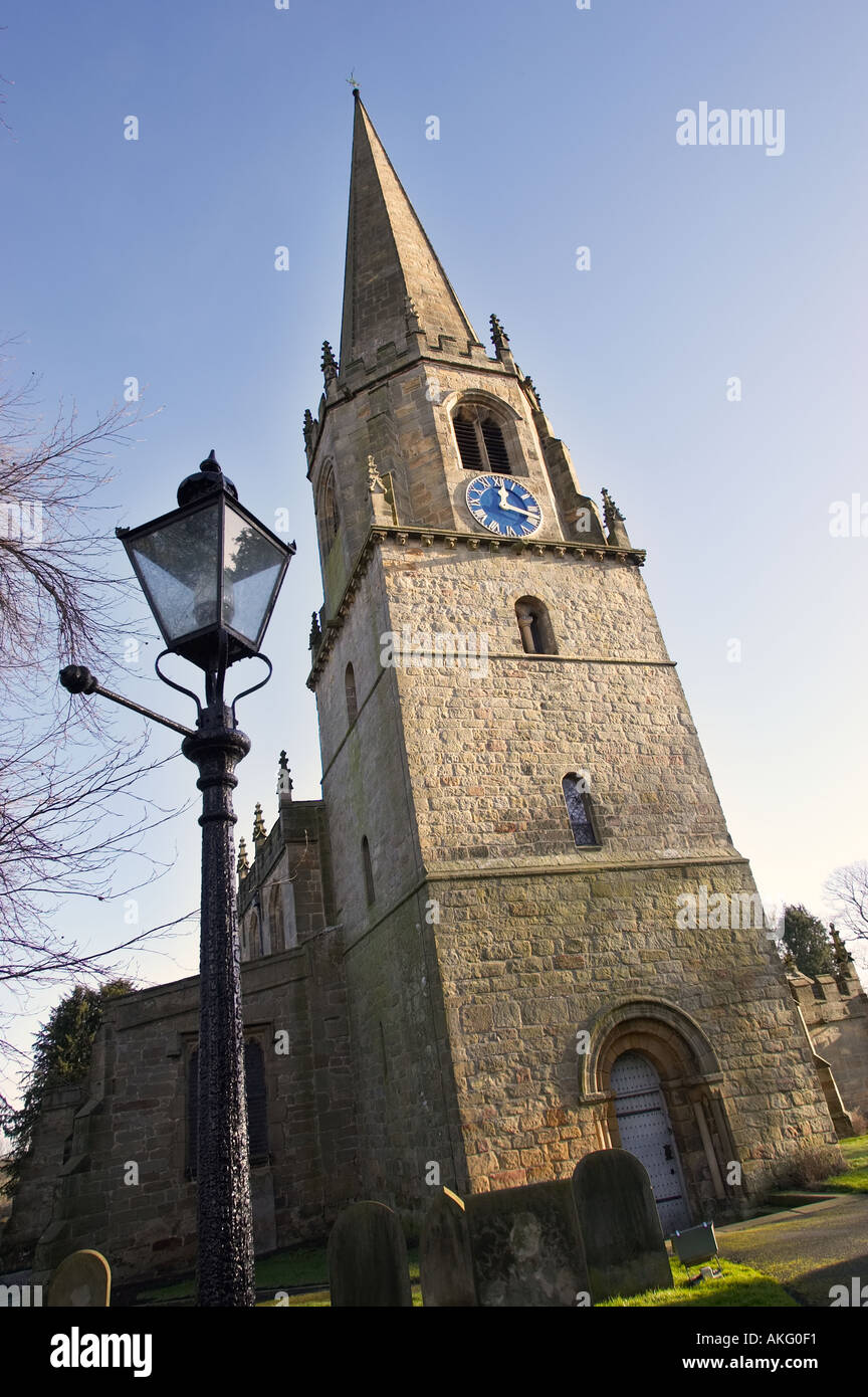 St Marys Church Masham Yorkshire Dales England UK Stock Photo - Alamy