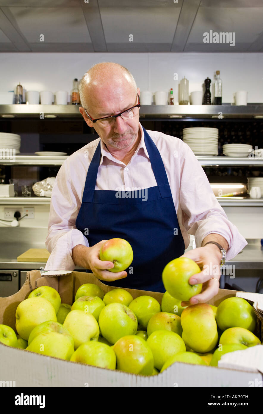 Portrait of Chef Restaurateur Terry Laybourne Stock Photo - Alamy