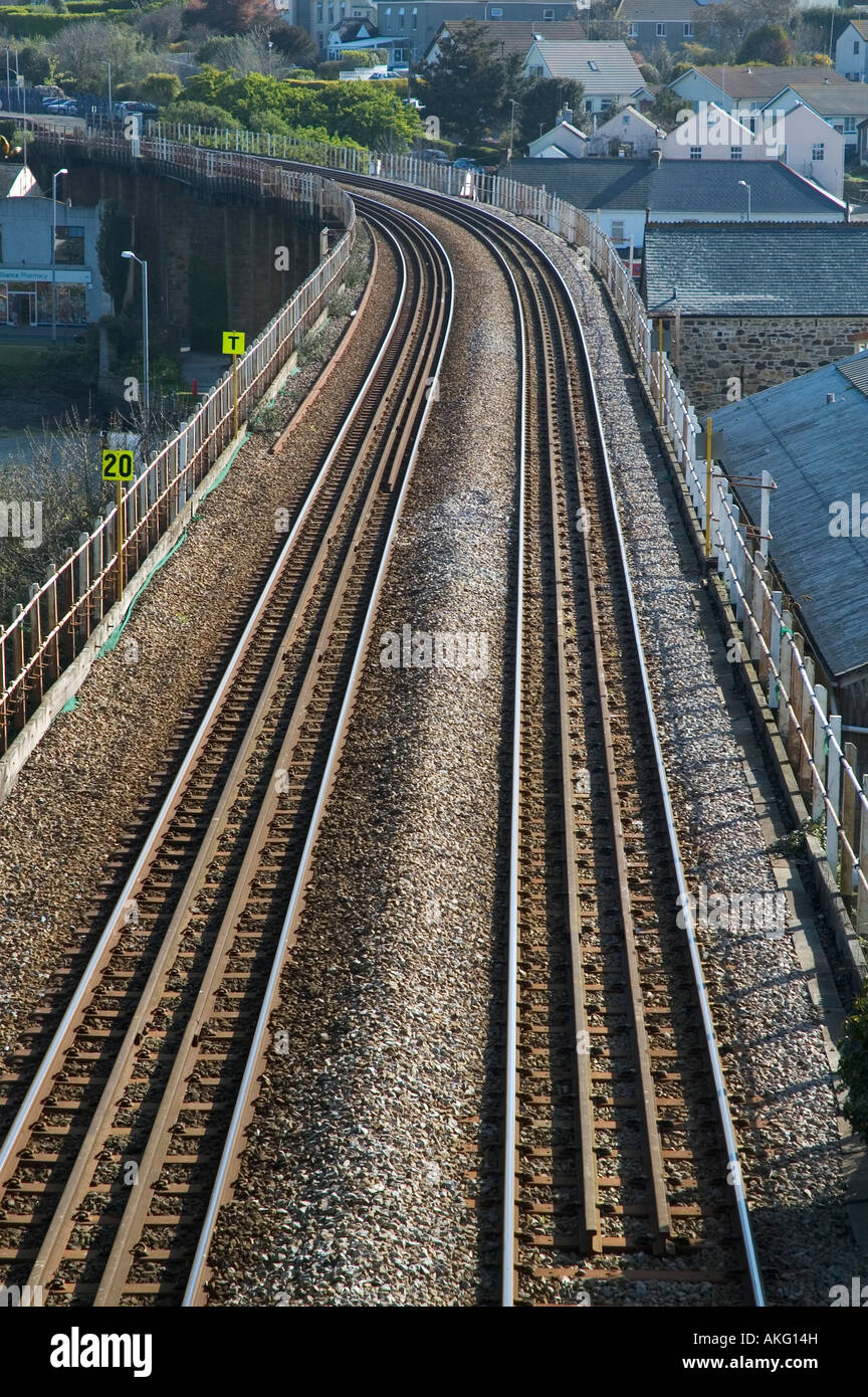 Empty railway line hi-res stock photography and images - Alamy