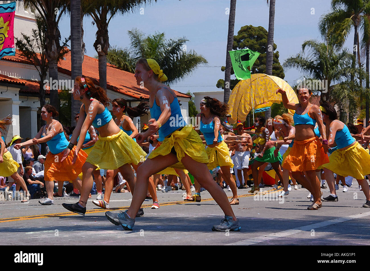 Summer Solstice Parade Stock Photo - Alamy