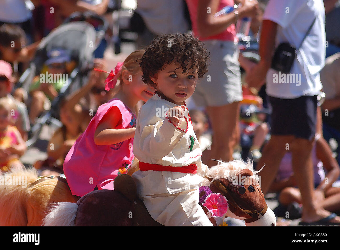 Fiesta Children s Parade Stock Photo - Alamy