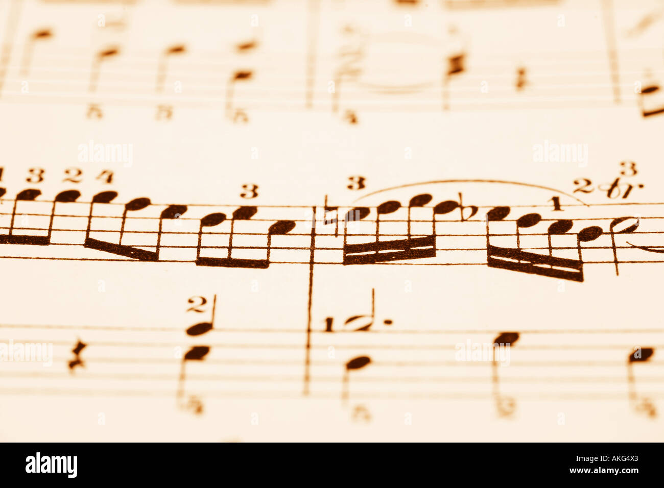 Sheet music notes hi-res stock photography and images - Alamy