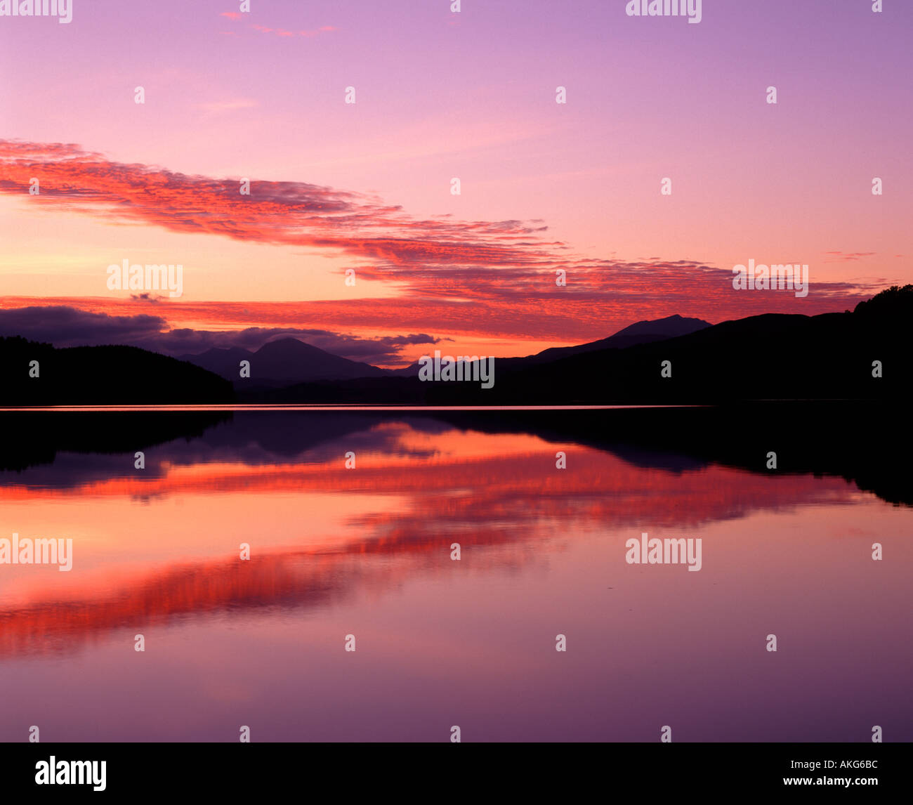 Loch Garry, Lochaber, Scotland, UK Stock Photo - Alamy
