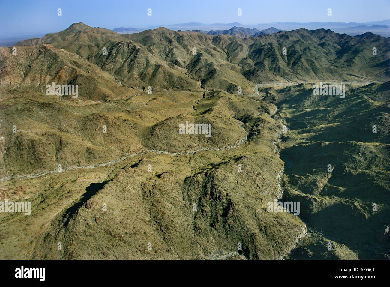Aerial view of mountain range landscape Stock Photo - Alamy
