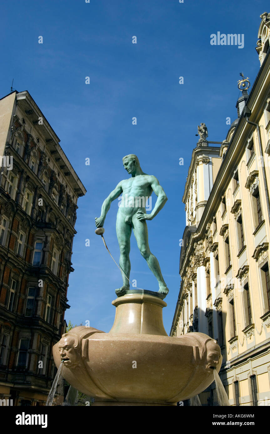 Fountain by Wroclaw University Wroclaw Poland Stock Photo - Alamy Fountain by Wroclaw University Wroclaw Poland Stock Photo - Alamy