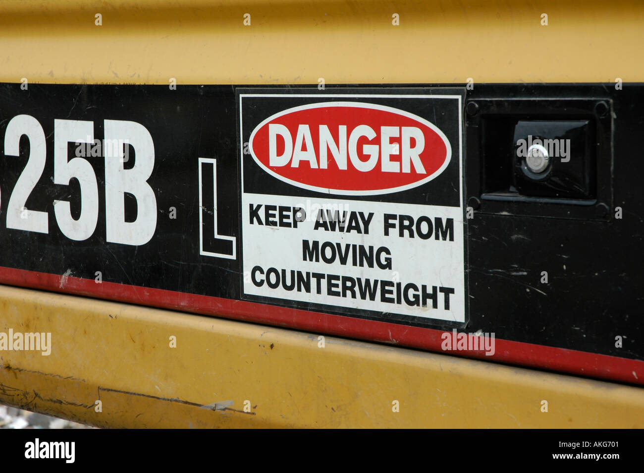 Warning on front end loader many by Caterpillar Tractor Company Stock ...