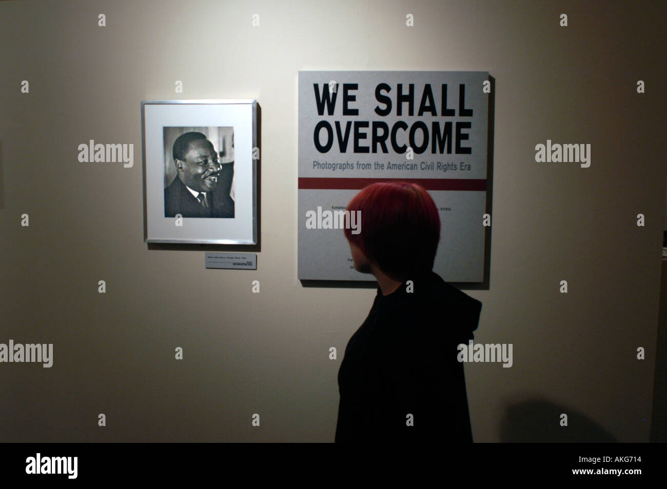 MLK photo exhibition in Miami Public Library Stock Photo - Alamy