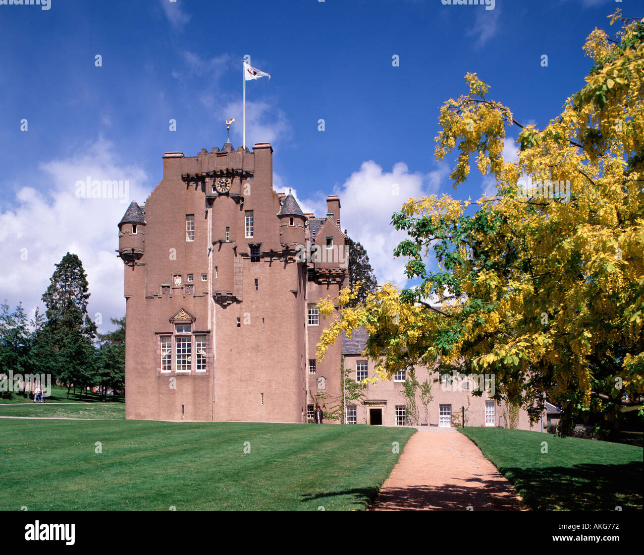 Crathes Castle, Grampian Region, Scotland, UK Stock Photo - Alamy