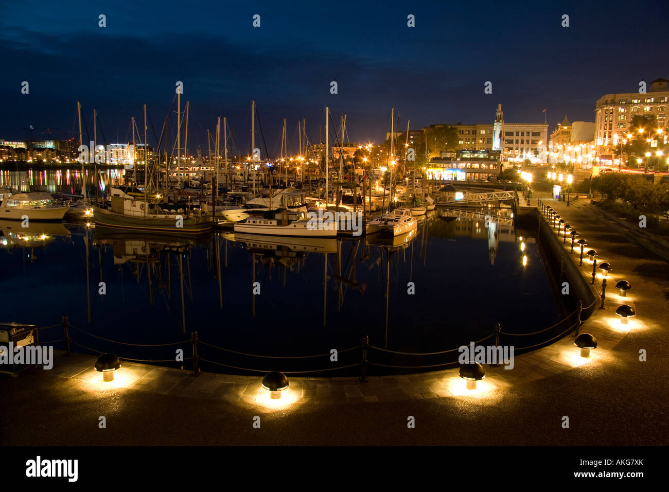 Port of Victoria (capital city of British Columbia Canada Stock Photo ...